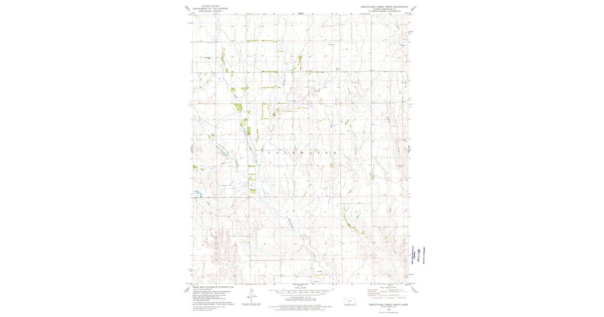 1980s Maps of Kansas | Pastmaps