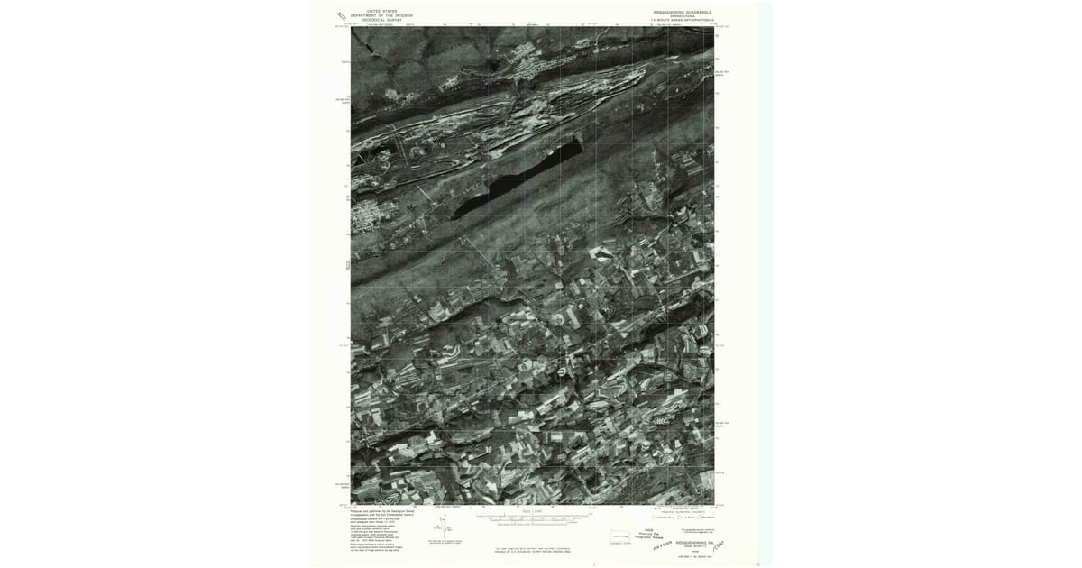 1976 Map of Nesquehoning, PA — High-Res | Pastmaps