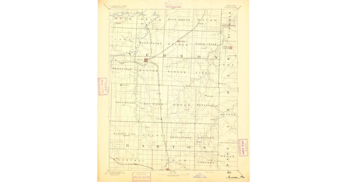 1890s Maps of Nevada, MO | Pastmaps