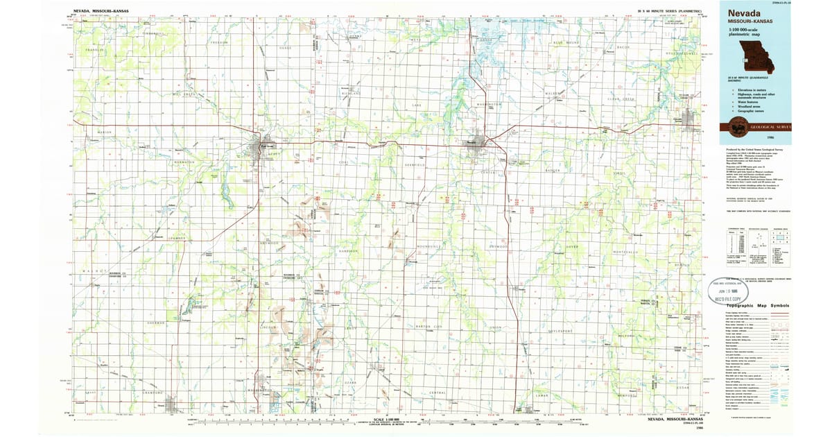 1980s Maps of Irwin, MO | Pastmaps