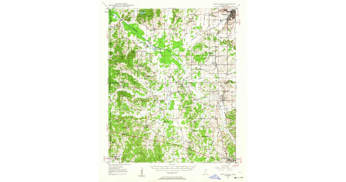 Old Maps of Mitchell, MS | Pastmaps