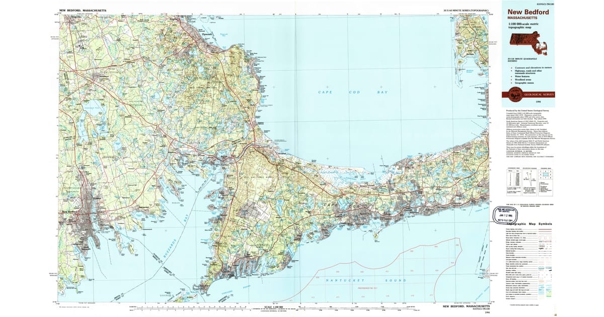 1990s Maps of Sandwich, MA | Pastmaps