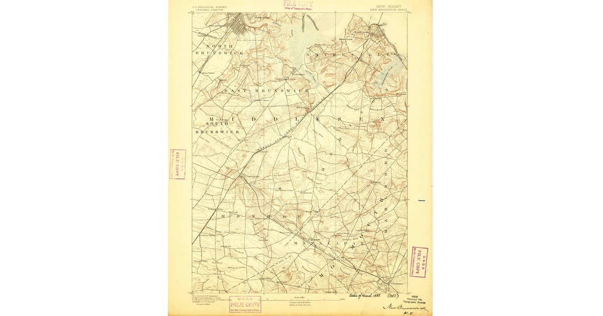 1880s Maps of Aberdeen Township, NJ | Pastmaps