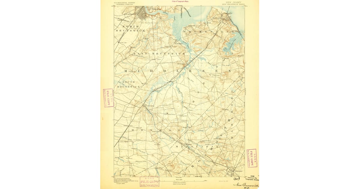 1890s Maps of Marlboro Township, NJ | Pastmaps