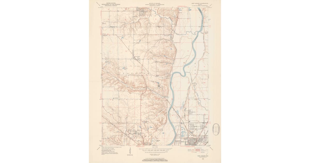 Old Maps of Barnhart Town, IN | Pastmaps