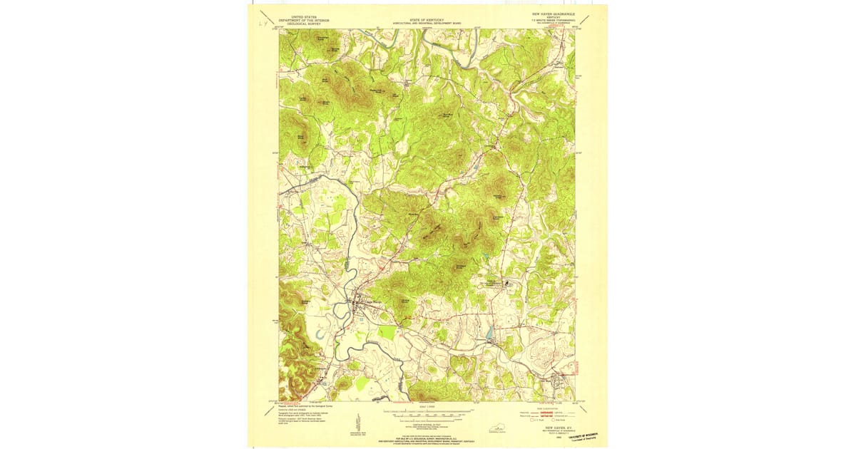 Old Maps of Gethsemane, KY | Pastmaps