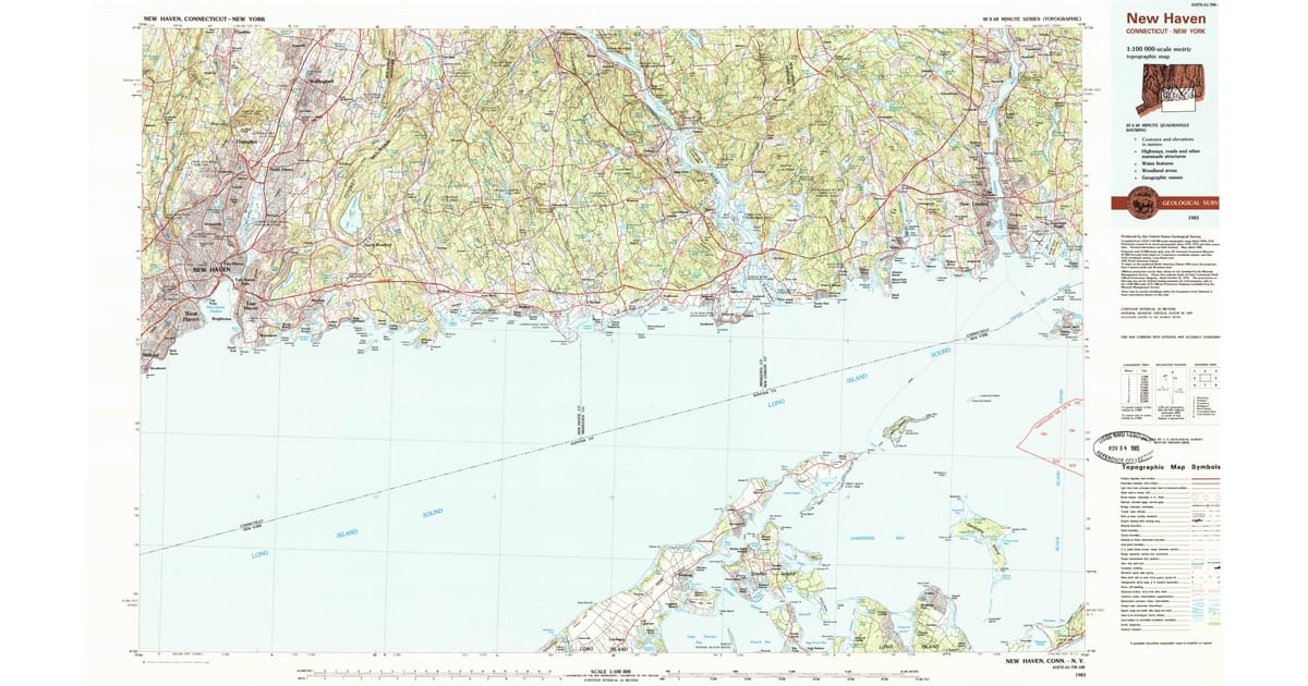 1980s Maps of North Haven, Southampton | Pastmaps