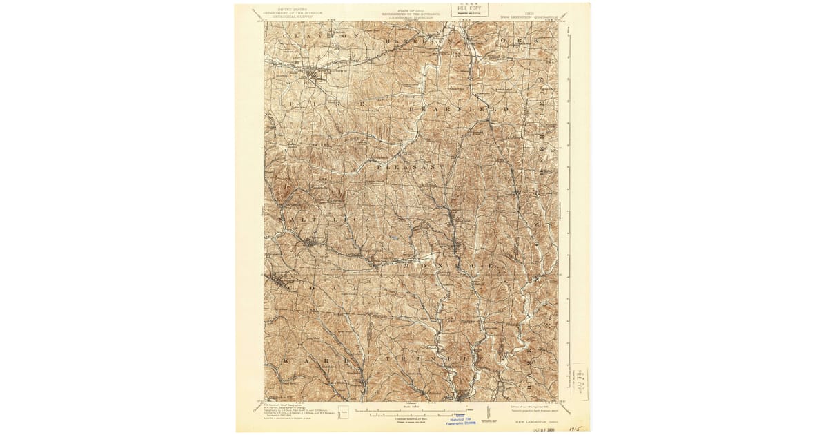 1910s Maps of Corning, OH | Pastmaps