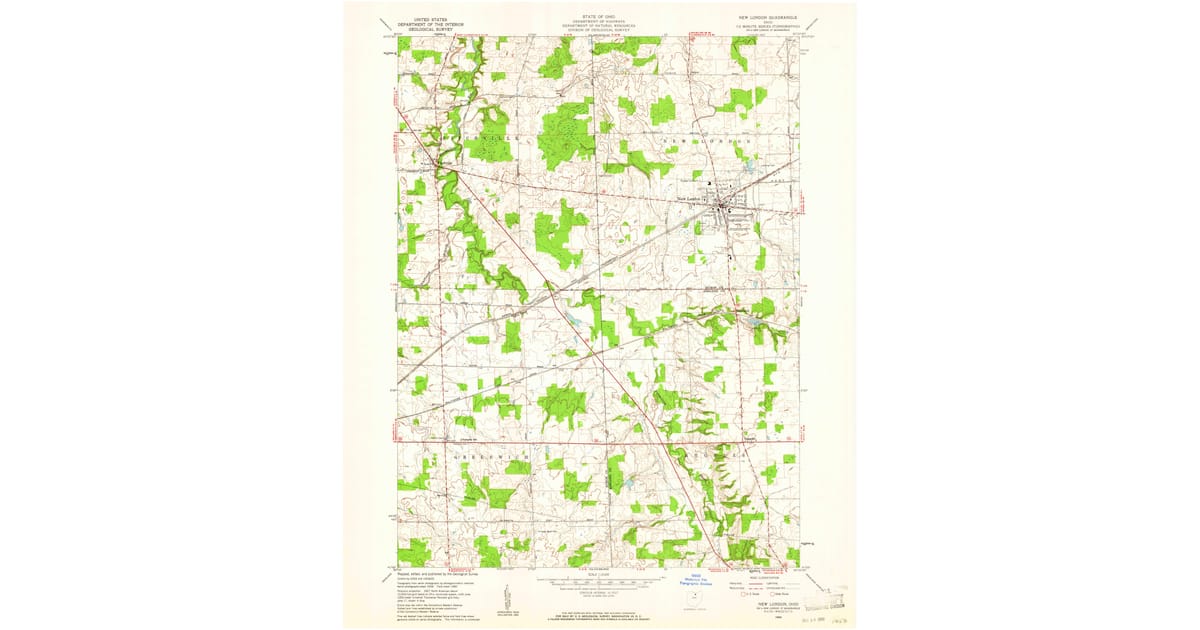 1960s Maps of Huron County, OH | Pastmaps