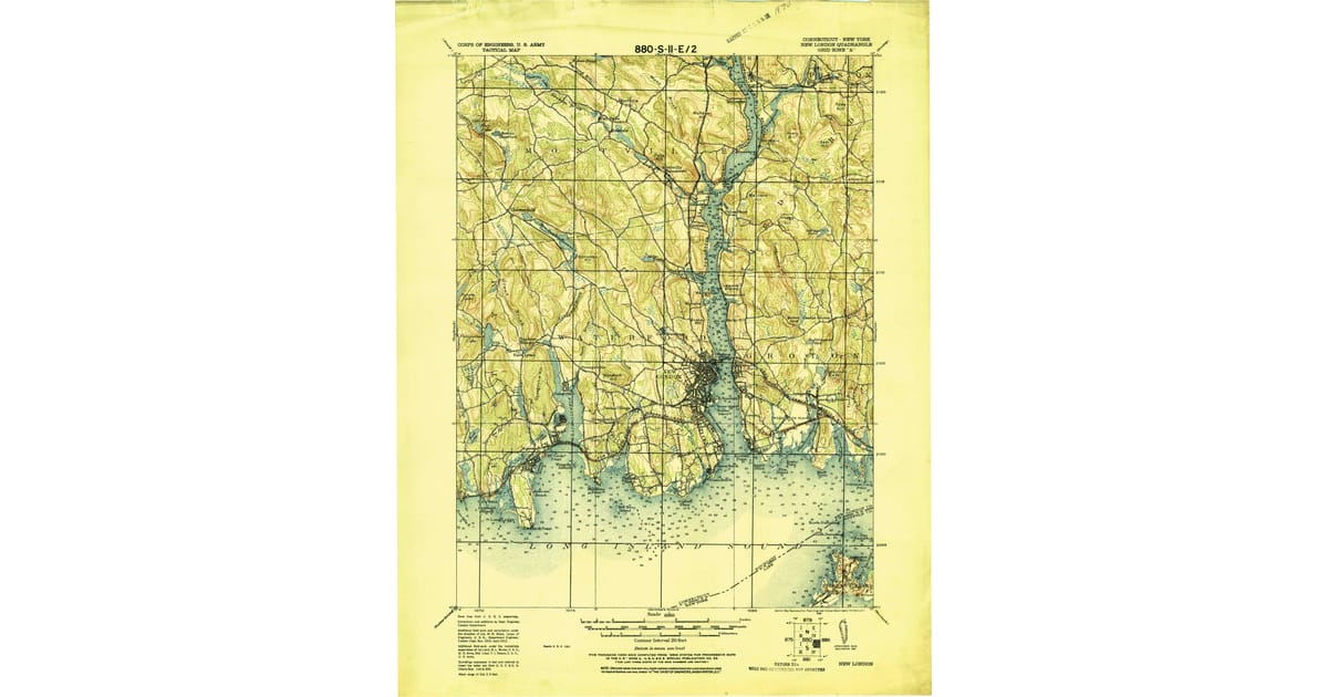 1920s Maps of Old Lyme, CT | Pastmaps