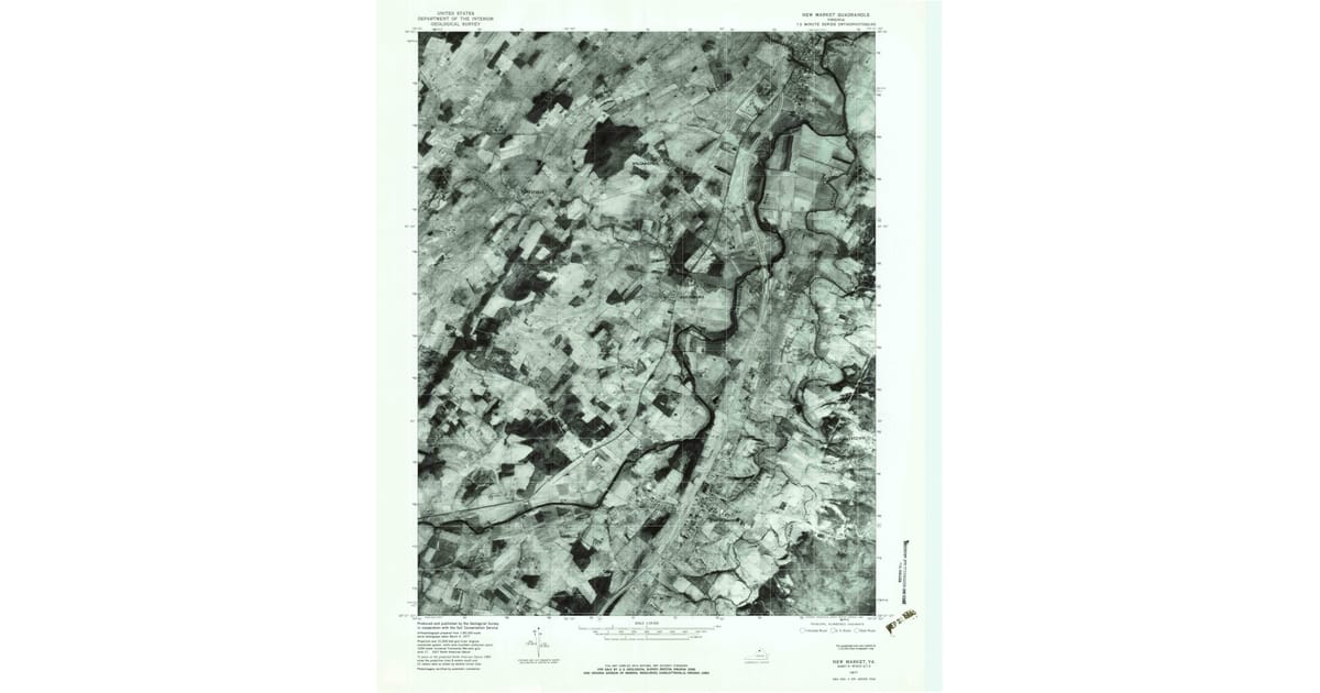 1970s Maps of Mount Jackson, VA | Pastmaps