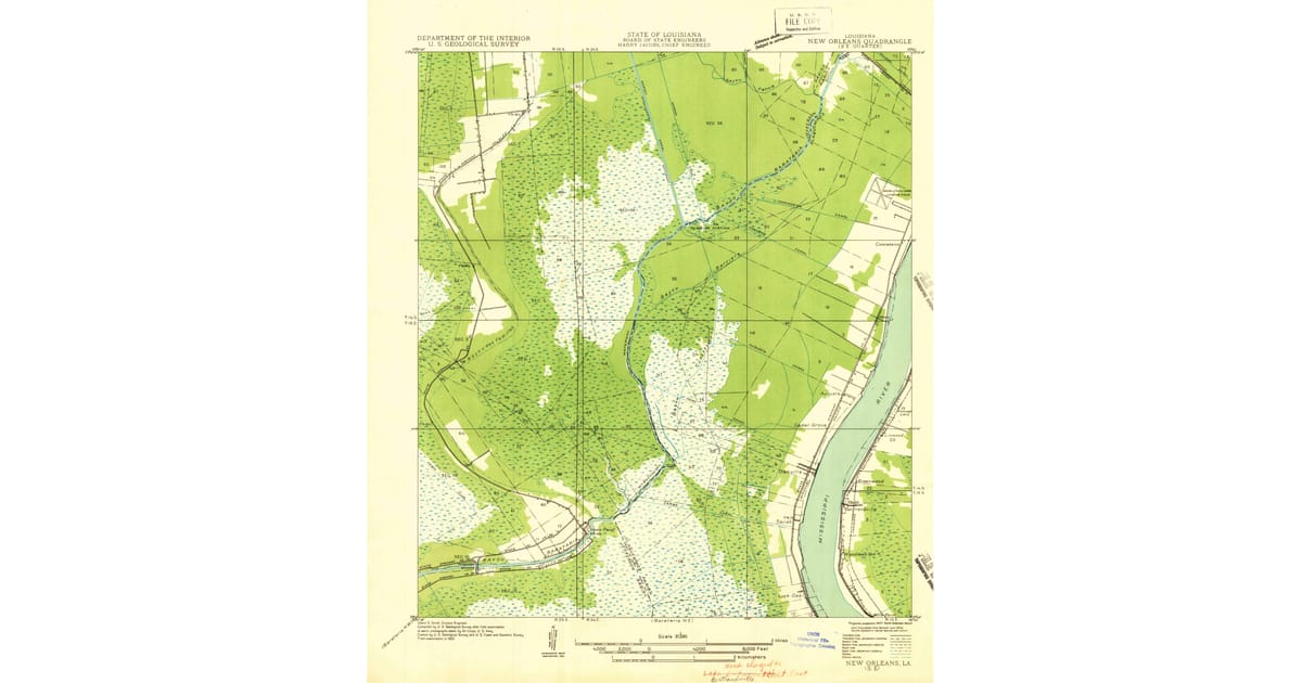 1930s Maps of Sarah, LA | Pastmaps