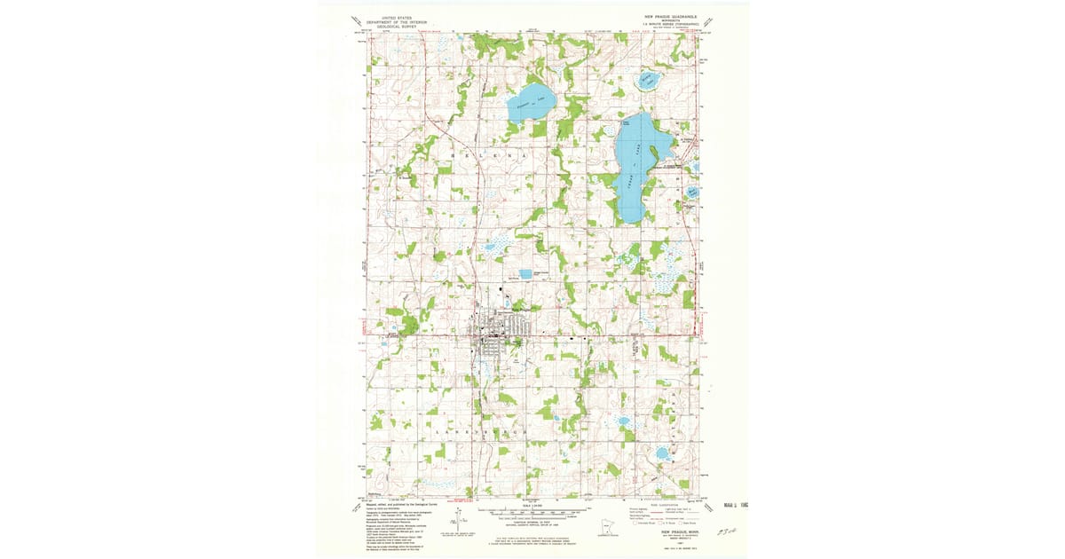 1980s Maps of Scott County, MN | Pastmaps