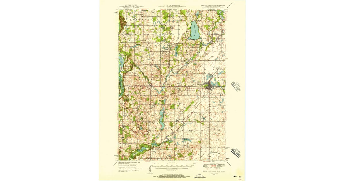 Old Historical Maps of Somerset, WI | Pastmaps
