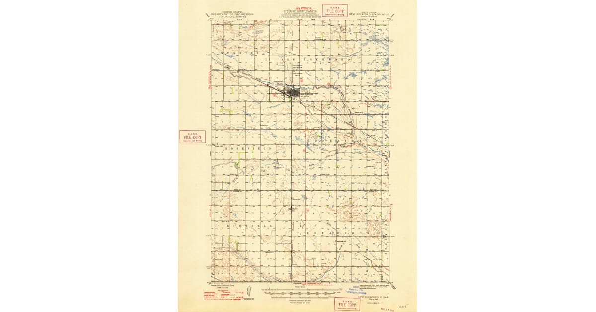 Old Maps of New Rockford, ND | Pastmaps