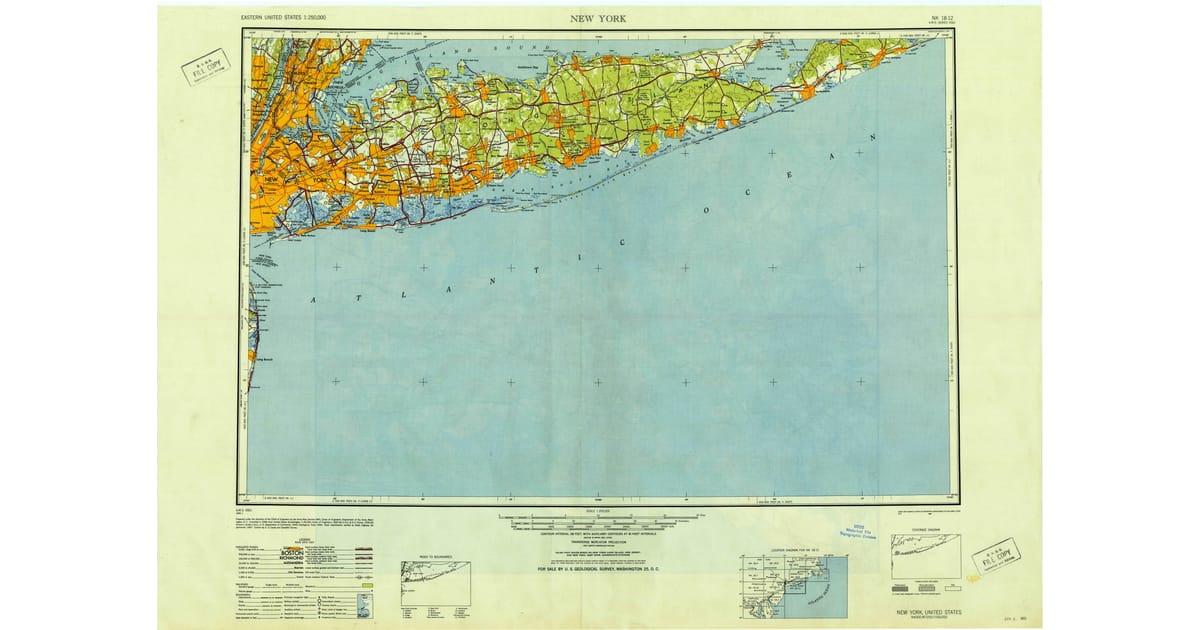 1949 Map of New York, NY — High-Res | Pastmaps