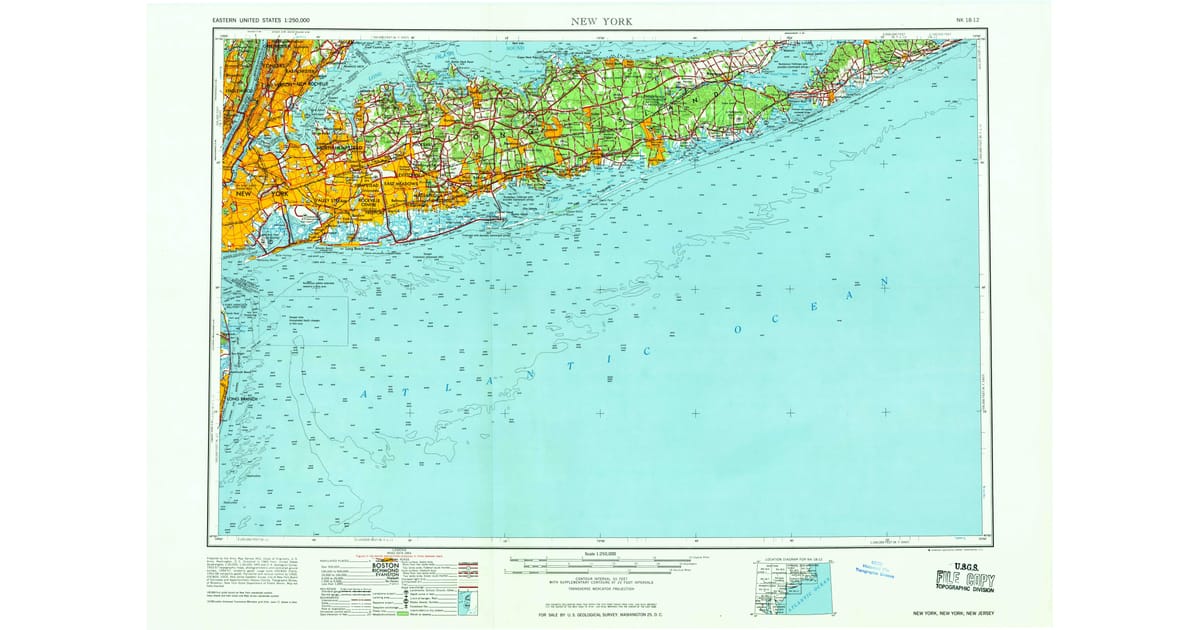 1969 Map of New York, NY — High-Res | Pastmaps
