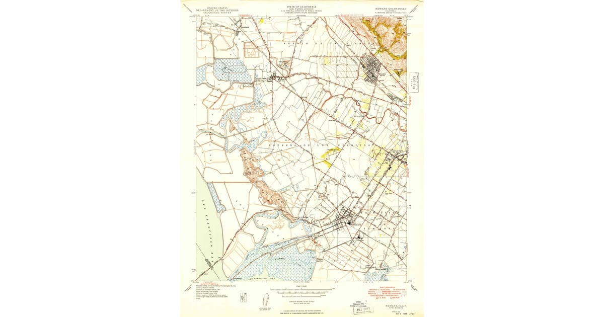 1948 Map of Newark, CA — High-Res | Pastmaps