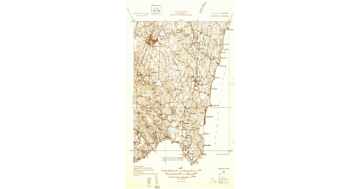 1930s Maps of Newbury, MA | Pastmaps