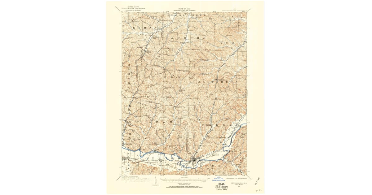 Old Maps of Baltic, OH for Genealogy | Pastmaps