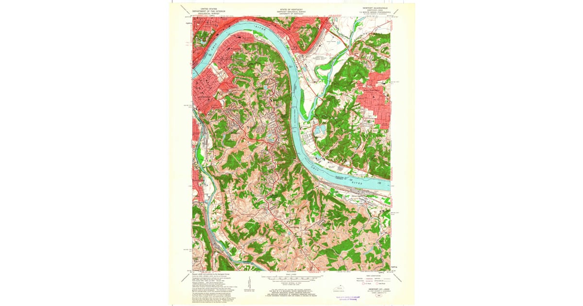 1960s Maps of Beechview Estates, Cincinnati | Pastmaps