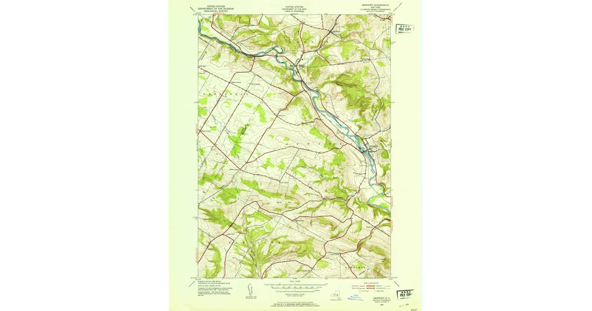 1940s Maps of Deerfield, NY | Pastmaps