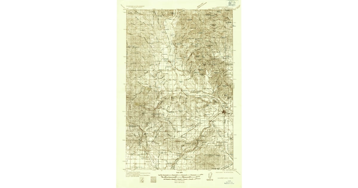 Old Maps of Usk, WA | Pastmaps