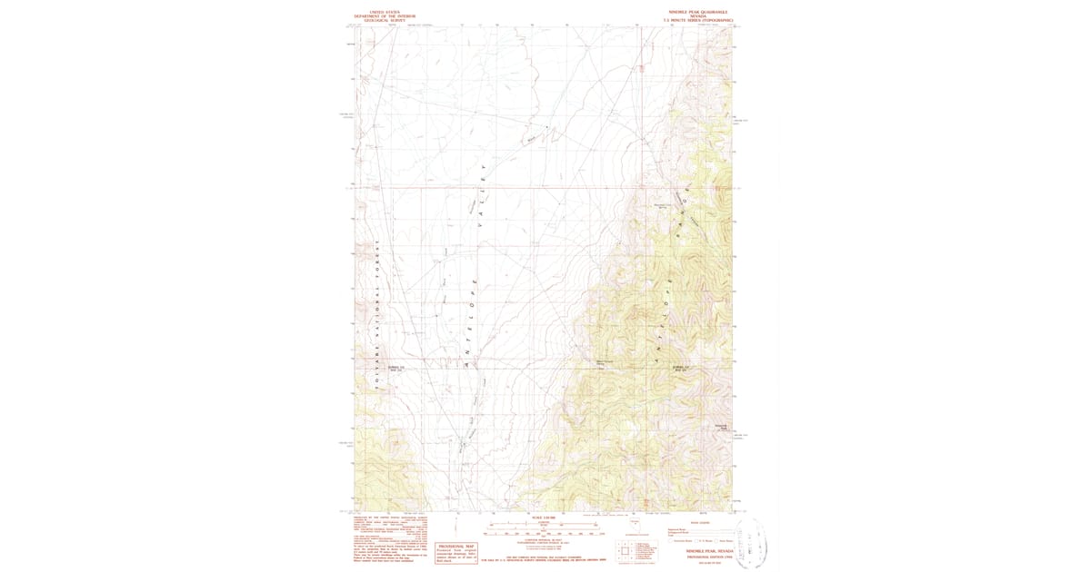 1990s Maps of Eureka County, NV | Pastmaps
