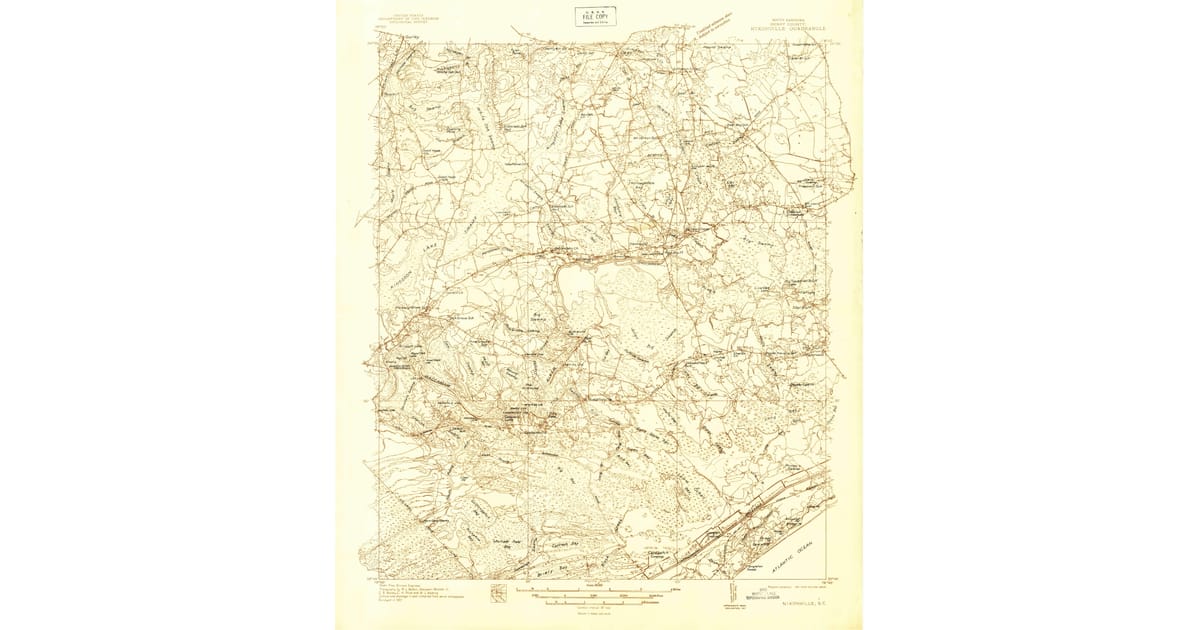 Old Maps of Simpson, SC for Hiking & Exploration | Pastmaps
