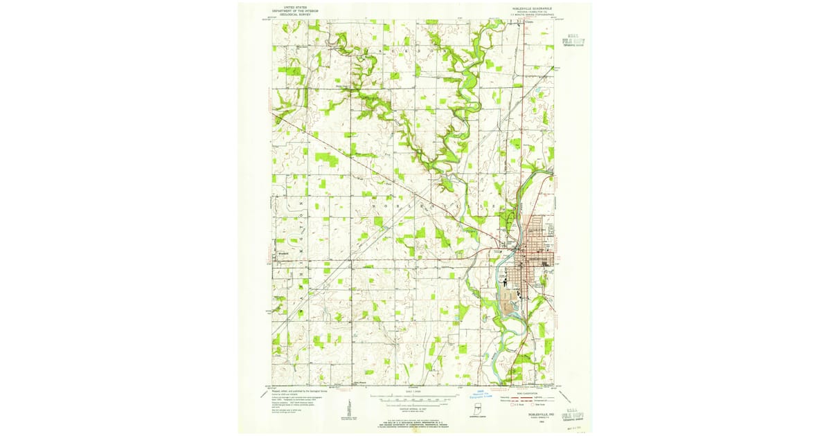 Old Maps of Cicero, IN for Genealogy | Pastmaps