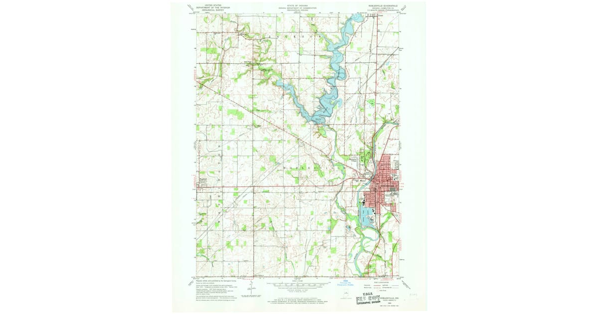 1960s Maps of Carmel, IN | Pastmaps