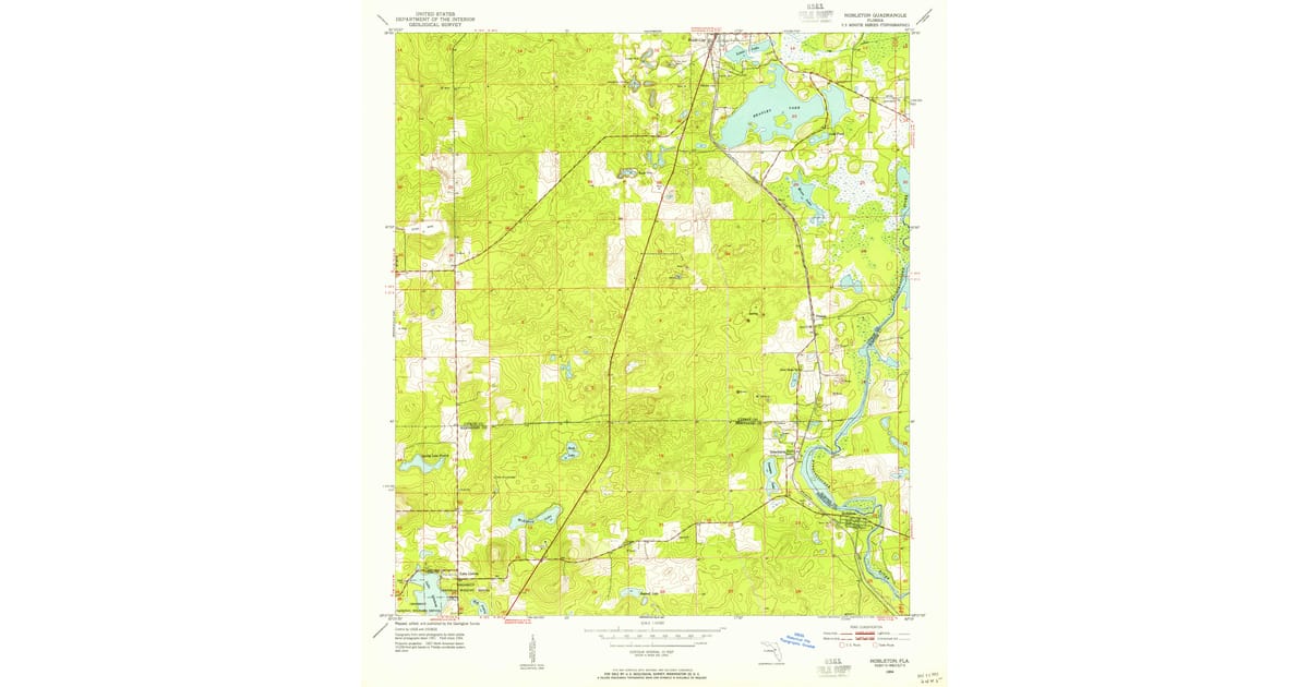 Old Maps of Pineola, FL | Pastmaps