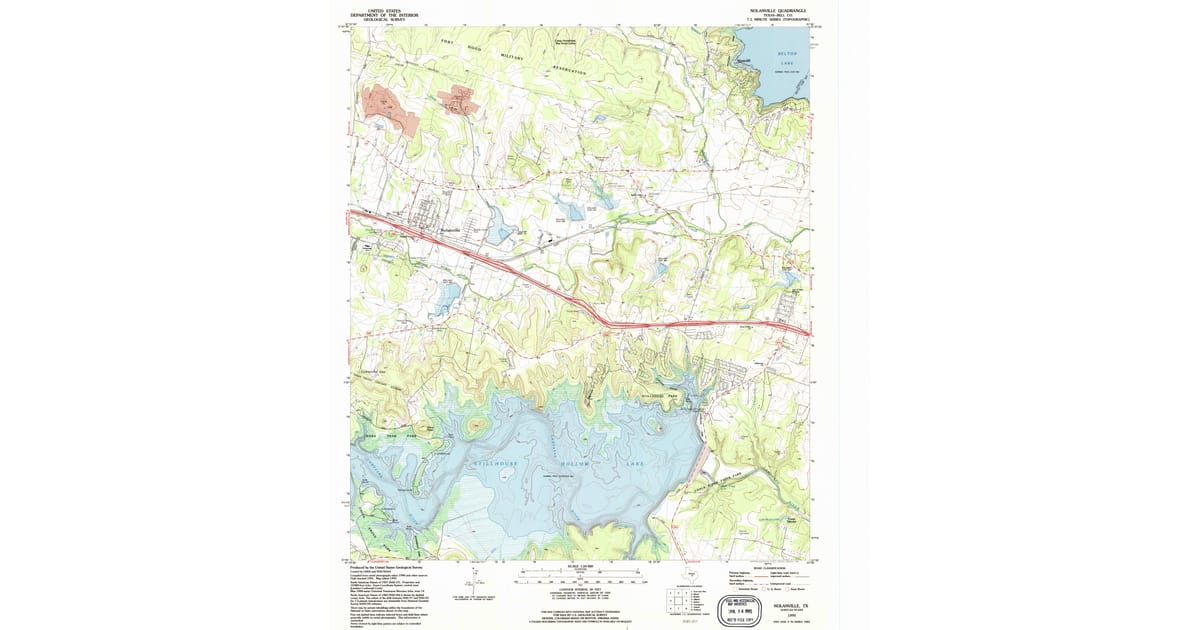 1990s Maps of Temple, TX | Pastmaps