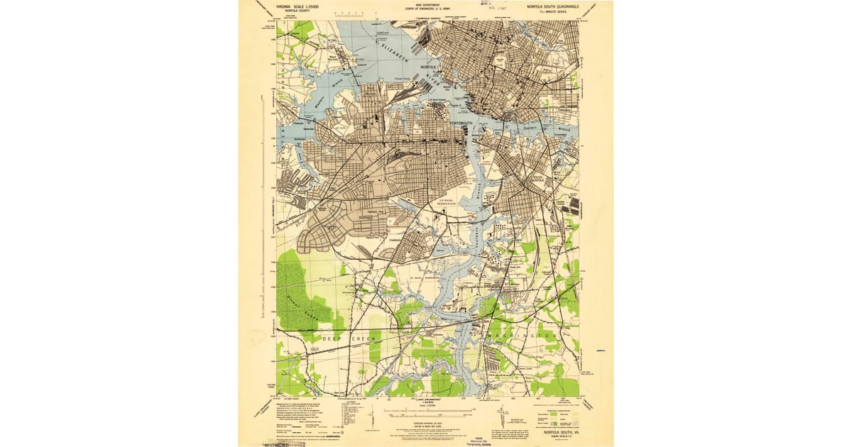 1940s Maps of Ashley Square, Portsmouth | Pastmaps