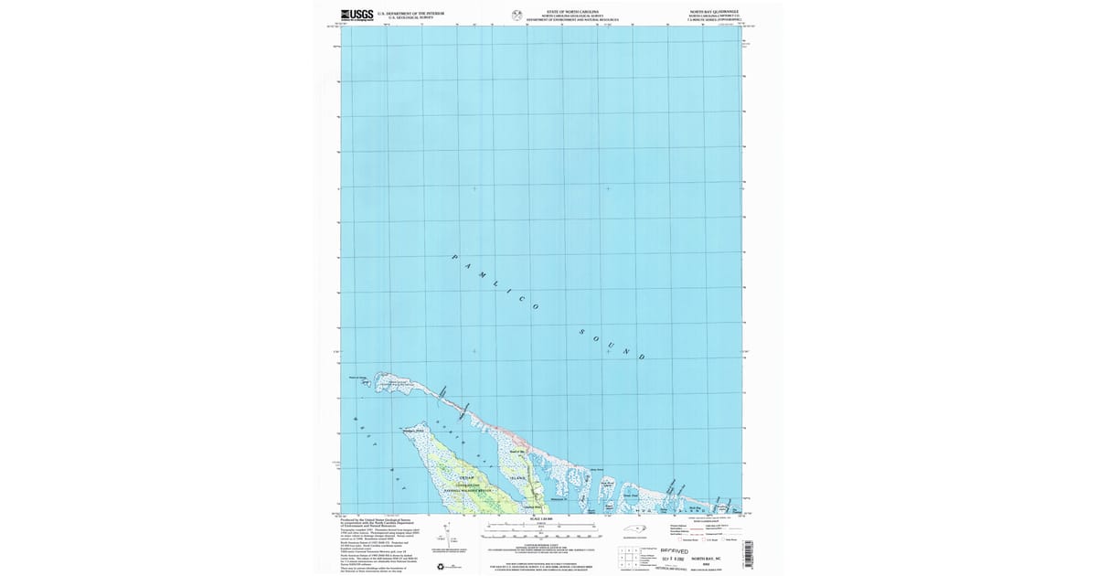 2002 Map of North Bay, Carteret County, NC — High-Res | Pastmaps
