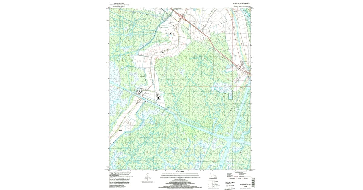 1990s Maps of Shadyside, LA | Pastmaps