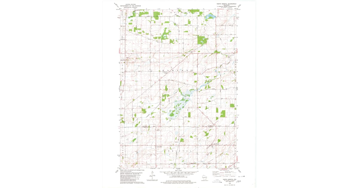 1980s Maps of Dane County, WI | Pastmaps
