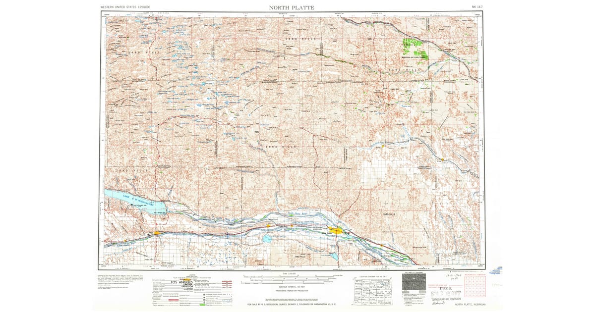 1960s Maps of Flats, NE | Pastmaps