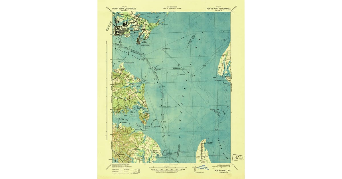 1940s Maps of Bellerive Village, MD | Pastmaps