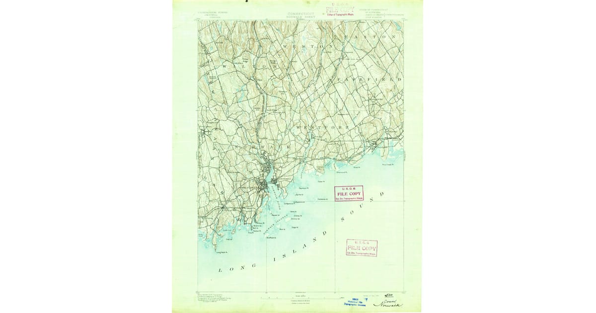 1892 Map of Norwalk, CT — High-Res | Pastmaps