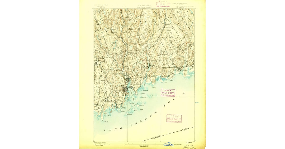 1893 Map of Norwalk, CT — High-Res | Pastmaps
