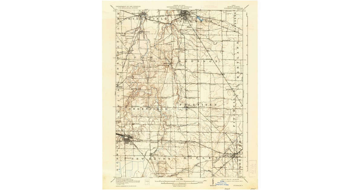 Old Maps of Greenfield Township, OH | Pastmaps