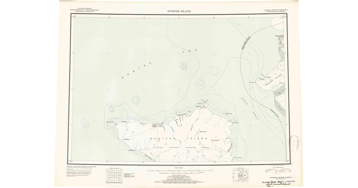 1900s (20th Century) Maps of Mekoryuk, AK | Pastmaps