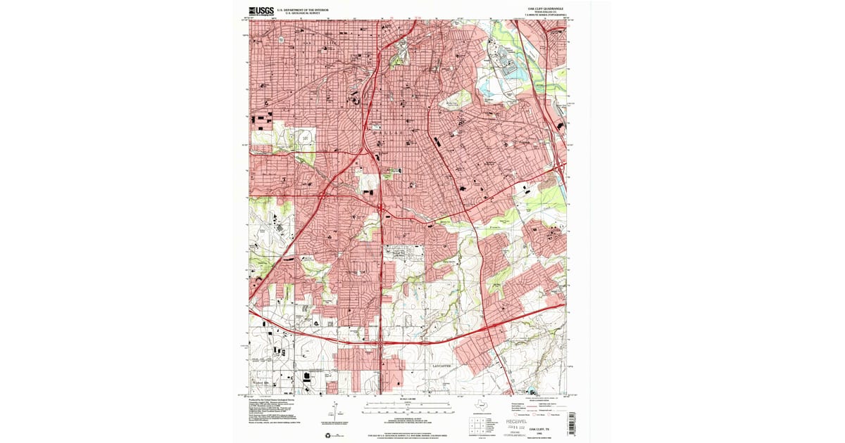 1990s Maps of Dallas, TX | Pastmaps