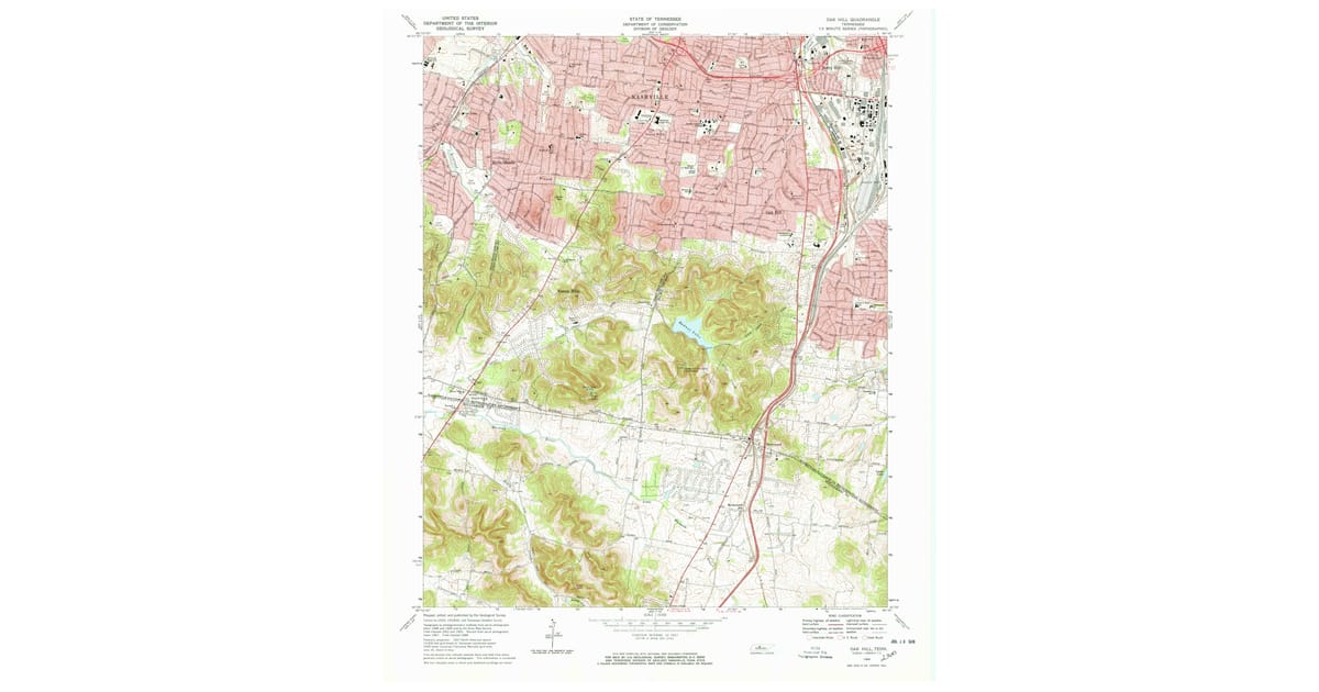1960s Maps of Melrose/Waverly Nashville TN, Davidson County | Pastmaps