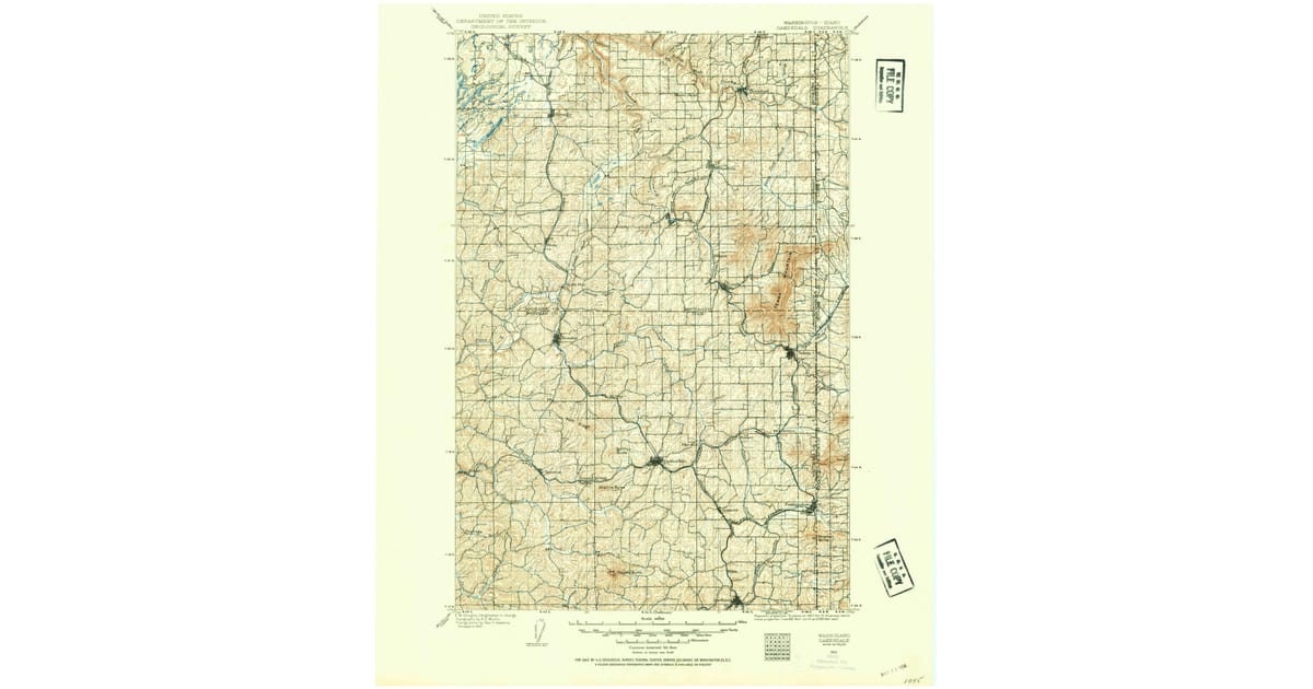 Old Maps of Thornton, WA for Academic Research | Pastmaps