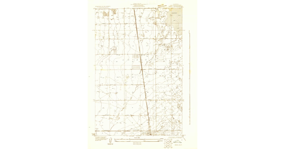 1930 Map of Oban, Los Angeles County, CA — High-Res | Pastmaps