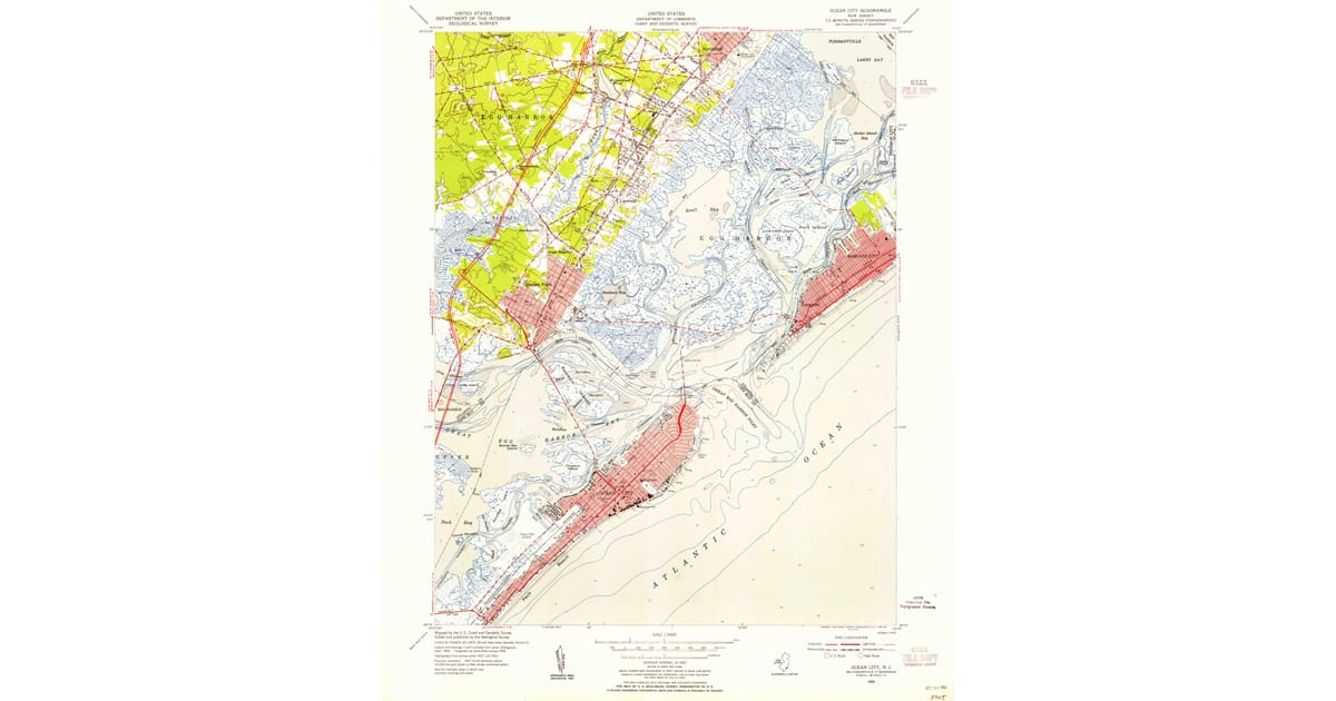 1950s Maps of Margate Gardens, Margate City | Pastmaps