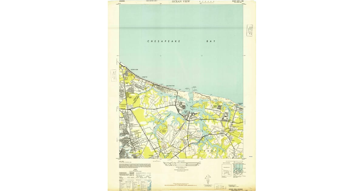 1940s Maps of Lake Smith, VA | Pastmaps
