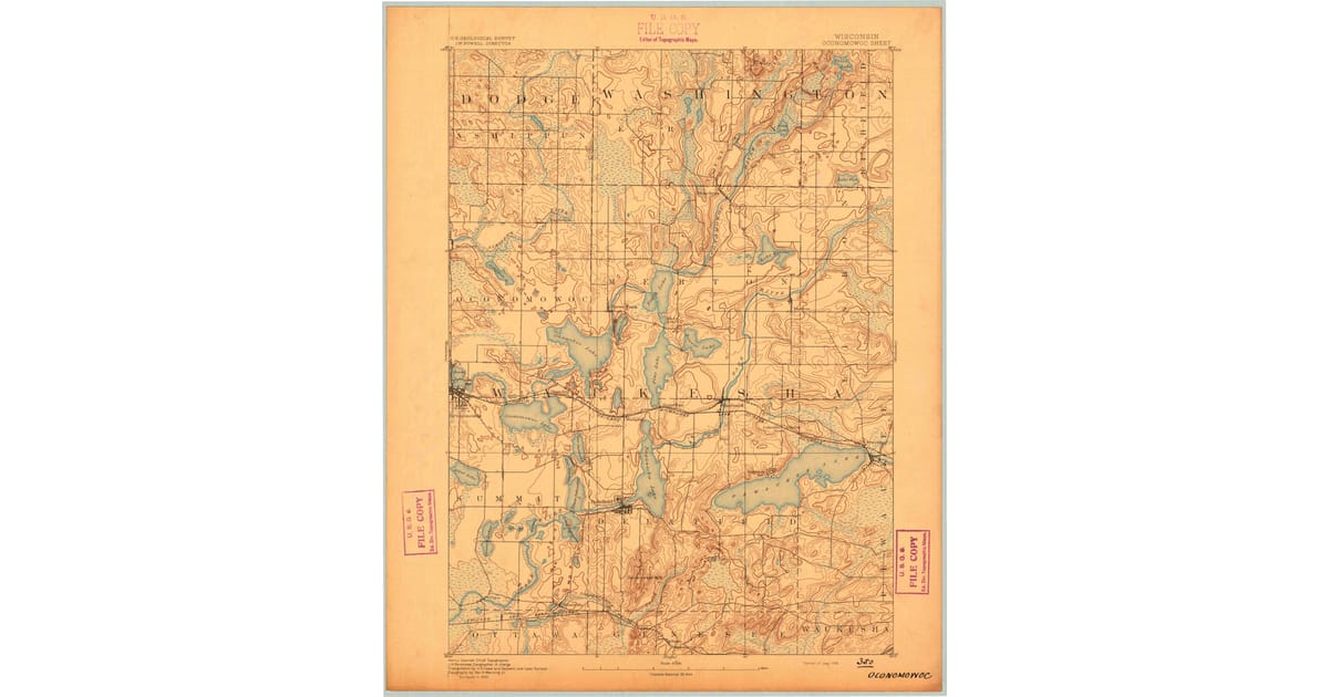 Old Maps of Delafield, WI | Pastmaps